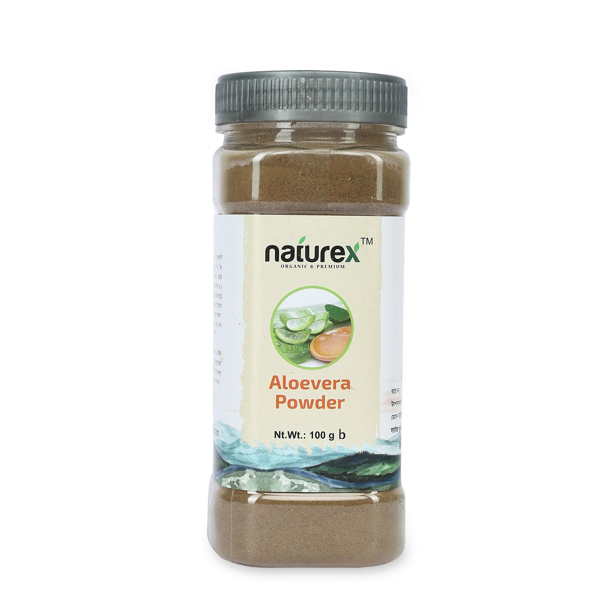 Aloevera Powder-অ্যালোভেরার গুঁড়া-100gm – NatureX Bangladesh