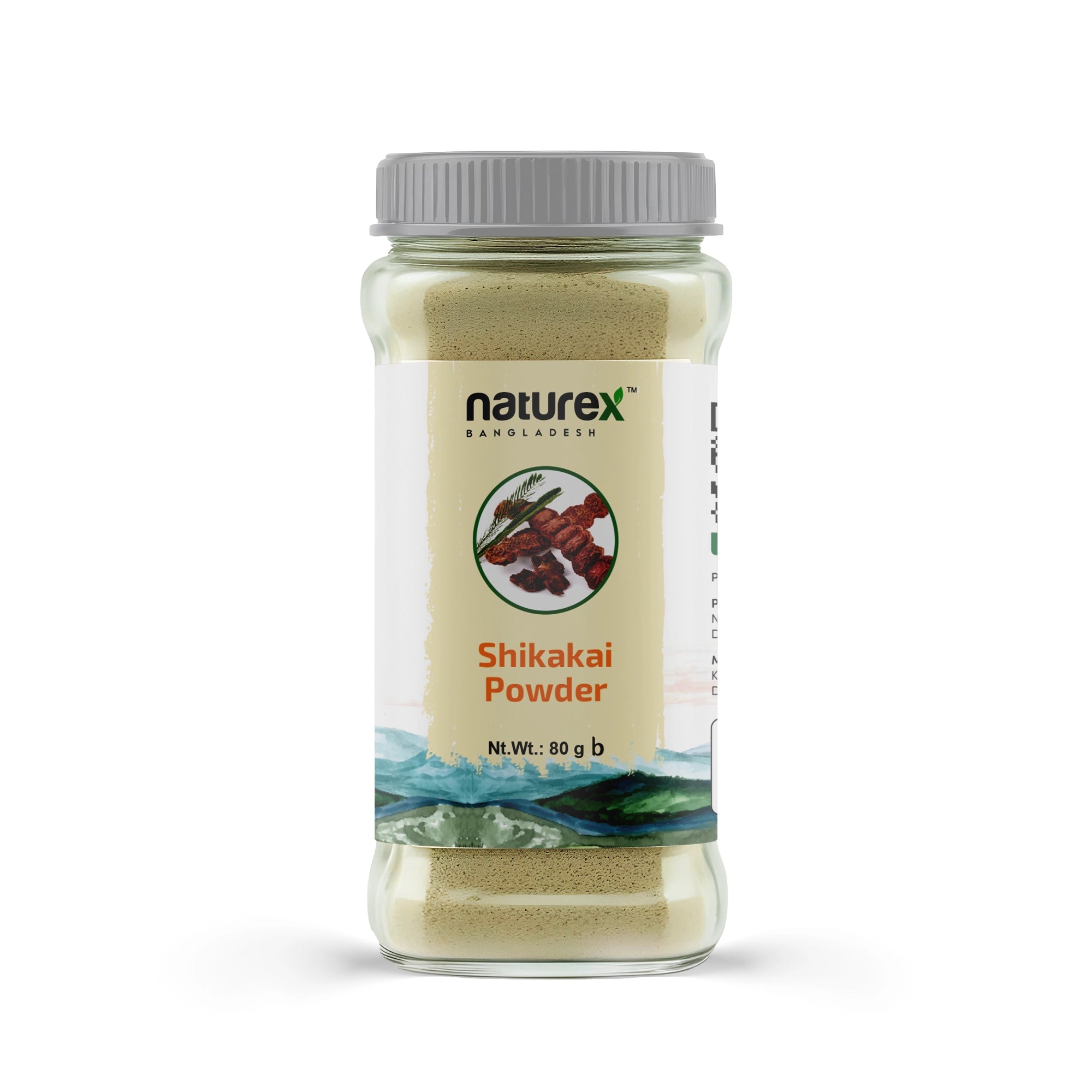Shikakai Powder- শিকাকাই গুঁড়া-80gm – NatureX Bangladesh